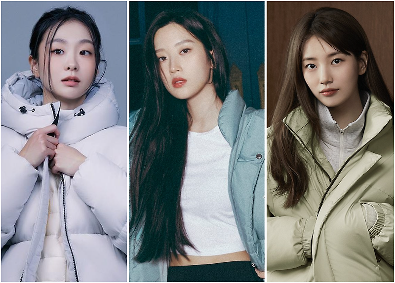 겨울 패딩 롱패딩 숏패딩 내셔널지오그래픽 MLB K2 (Feat. 김다미 문가영 수지 패딩)