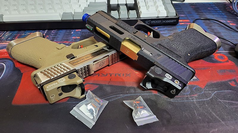 WE 글록19 G-Force DOT(M1) 장착