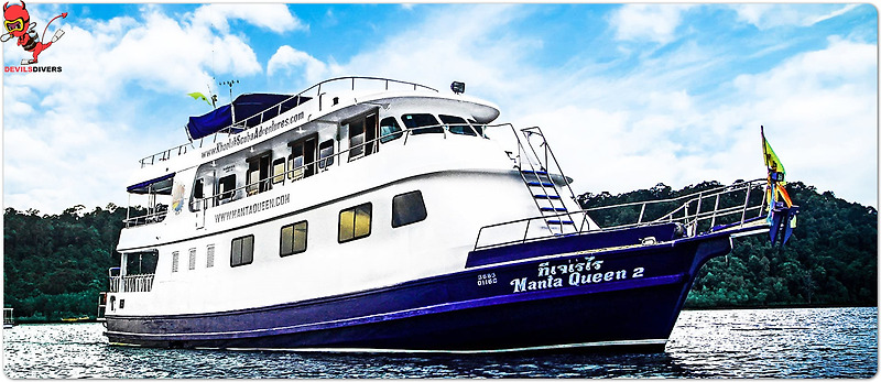 Phuket Scubadiving Similan Liveaboard MANTA QUEEN 2 LIVEABORD with Devilsdivers and Thai Liveaboard