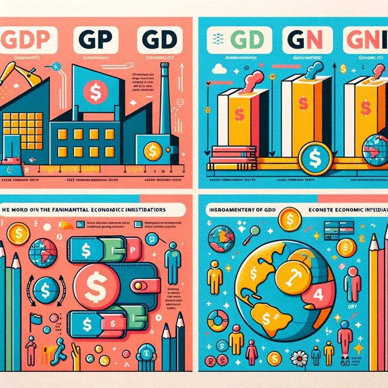 GDP, GDI, GNP, GNI 개념 및 비교, 지표활용방안