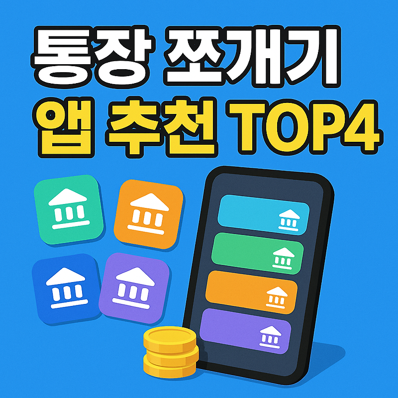 통장 쪼개기 앱 추천 TOP4
