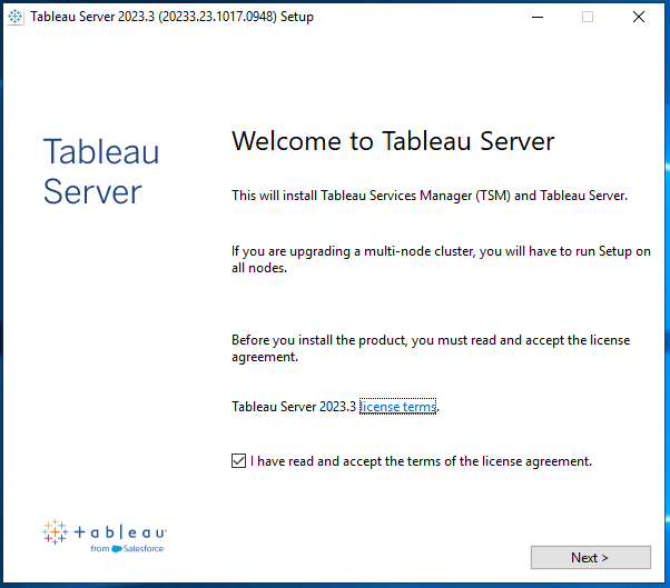 (데이터시각화) Tableau 서버 설치하기