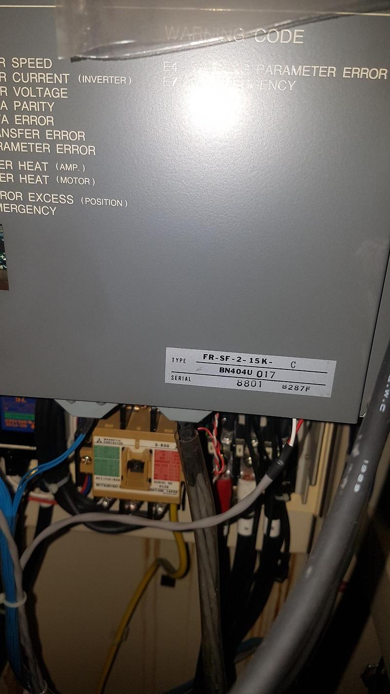 MITSUBISHI,미쓰비씨,스핀들,FR-SF FREQROL,SPINDLE,CONTROLLER,FR-SF-2-15K,스핀들 ...