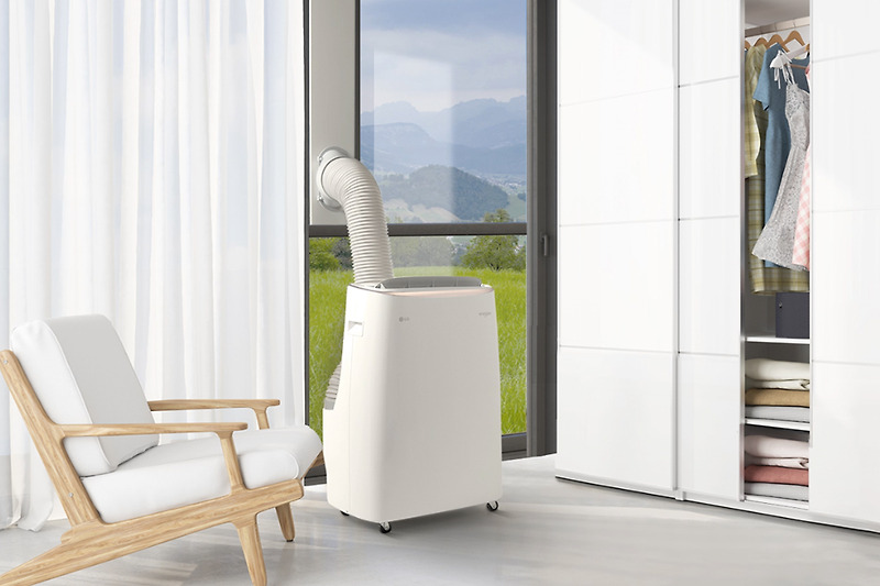 2022년 LG 휘센 이동식 에어컨 PQ08DCWAS 소음과 가격은?