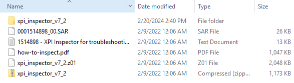 How to setting log tool XPI Inspector