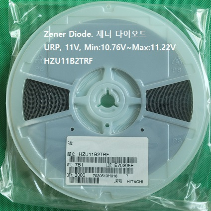HZU11B2TRF, HZU11-B2-TRF, URP type, 11V 200mW, Zener Diode, 제너다이오드