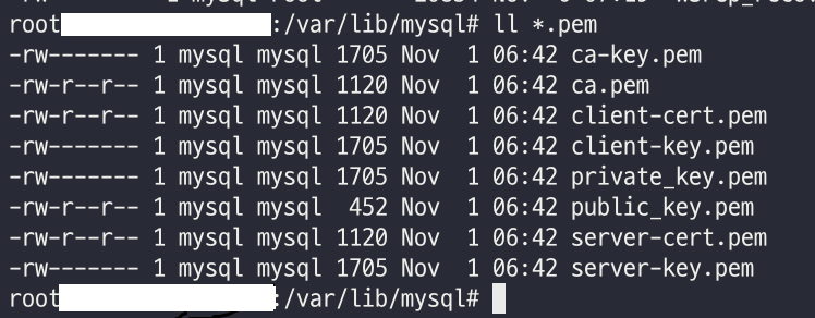 [MySQL] MySQL에서 SSL 인증서 사용하기