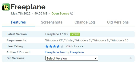 Freeplane 무료 다운로드