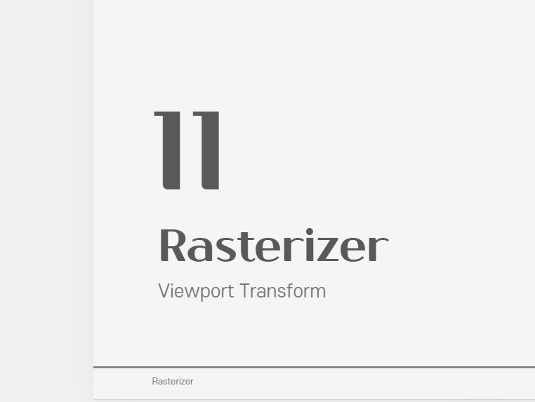[Rasterizer] Viewport Transform