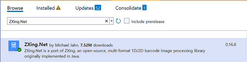 ASP.NET MVC 에서 ZXing.Net 활용하여 QR CODE 생성하기