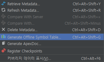 Salesforce IntelliJ - Cannot resolve symbol 오류.