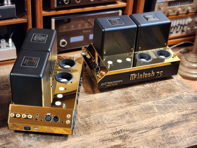 Mcintosh 맥킨토시 60주년 기념비 한정판 모델 MC75 진공관 모노모노 파워엠프 입니다 -극상품 60조한정발매 모델 ...