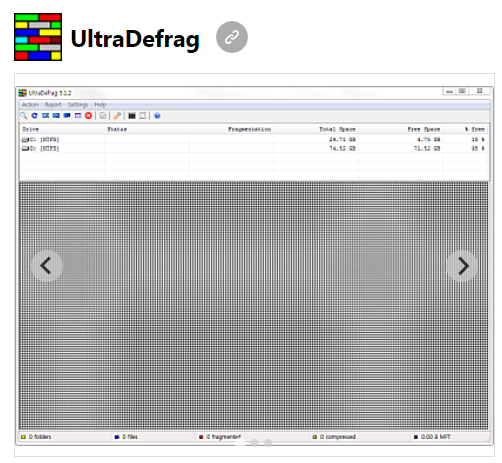 UltraDefrag 다운로드 및 사용법 디스크 조각모음