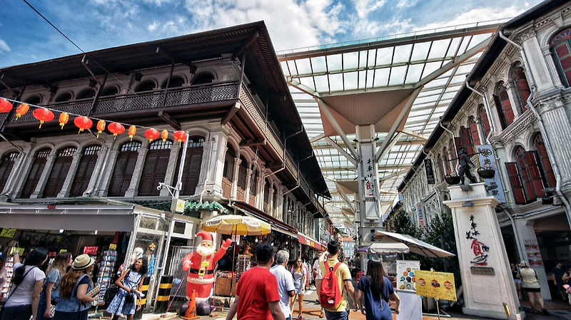 싱가포르 차이나타운 옛길 산책