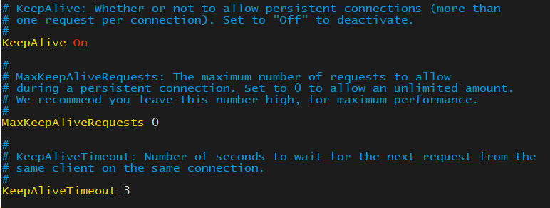 [Apache] KeepAlive 설정을 통한 성능 튜닝