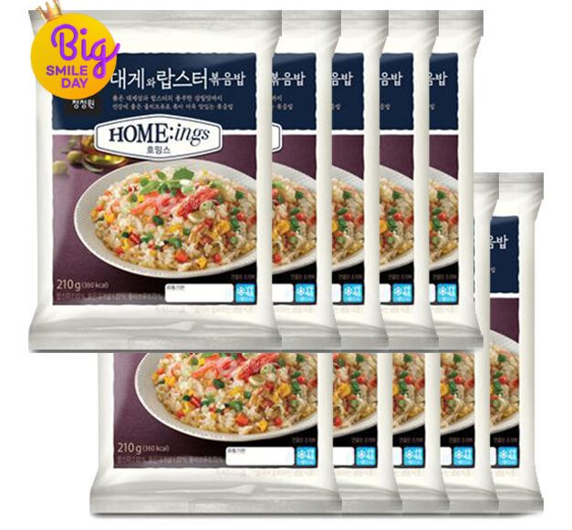호밍스 대게와 랍스터볶음밥 210g 10개 할인
