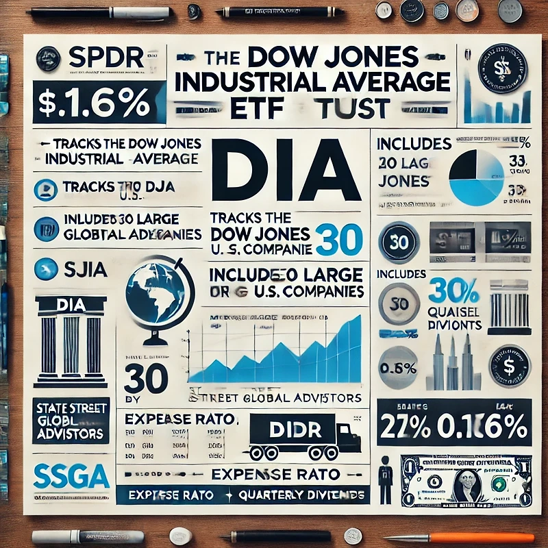 DIA ETF: 안정적인 배당과 방어력을 갖춘 다우존스 30 투자 방법