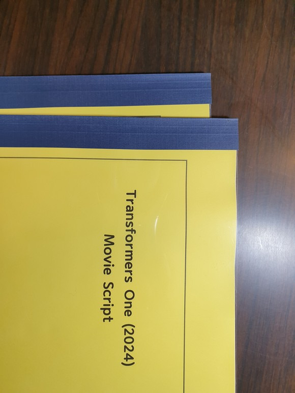 영화/미드대본(Movie Script) 자료 몰 :: Transformers One (2024) 트랜스포머 ONE 영화영어대본 제본