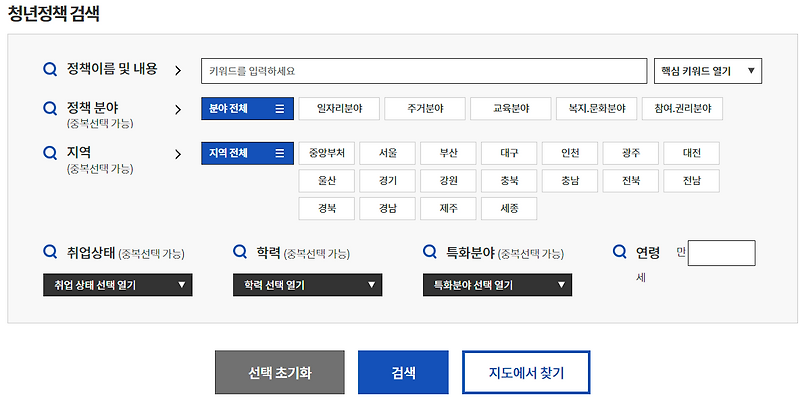 "온통청년" 청년을 위한 정부 정책들을 한눈에