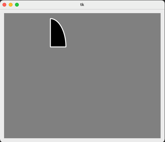 Python tkinter : create_arc (부채꼴 그리기)