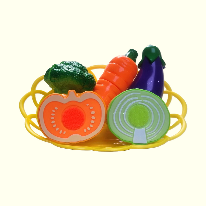 풍성한 채소 야채 소꿉놀이 행동 역할놀이 바스켓증정