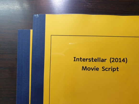 영화/미드대본(Movie Script) 자료 몰 :: Interstellar (2014) 인터스텔라 영화영어대본 제본