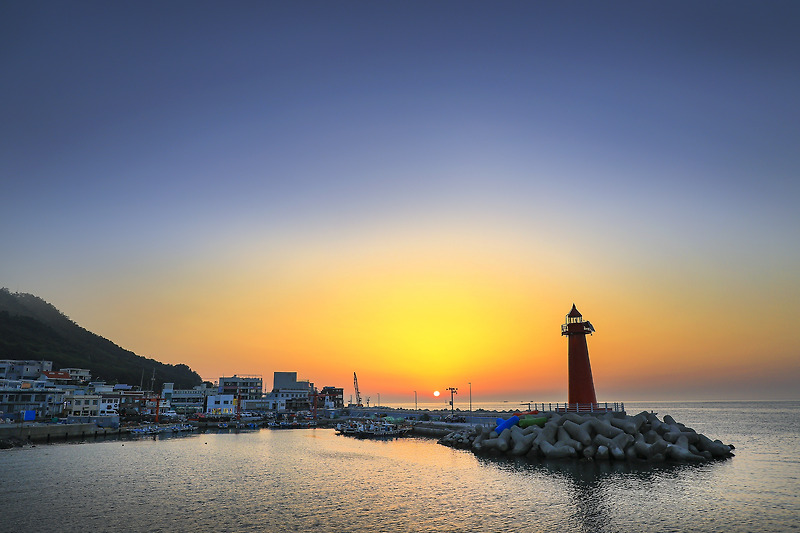 포구의 일출 (청사포. 2024.05.24.금)