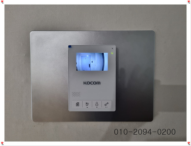 코콤인터폰설치/경기 부천시 중동 보람마을 코콤비디오폰KCV-434교체설치입니다