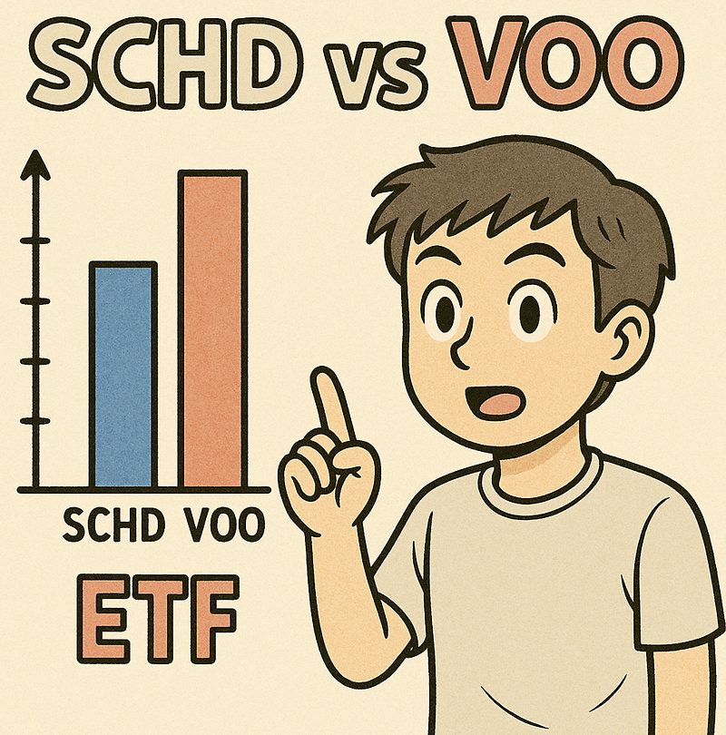 SCHD vs VOO 월 100만원으로 시작하는 부자의 길