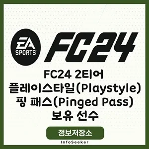 FC24 2티어 플레이스타일(Playstyle) 핑 패스(Pinged Pass) 보유 선수