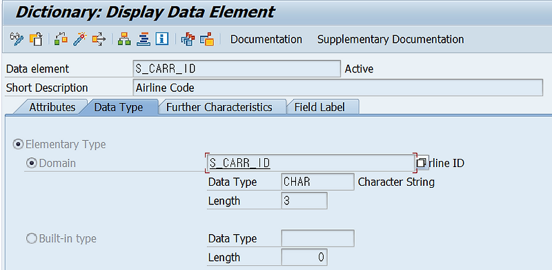[ABAP] Data Type - 1. elementary data type