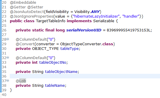 [JPA] null value was assigned to a property of primitive type setter of