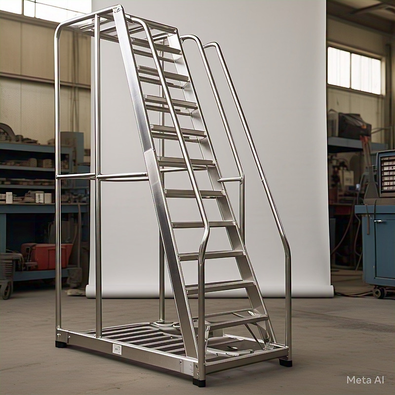 Aluminum Cage ladder
