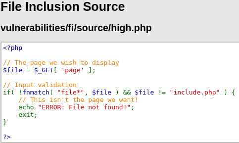 DVWA - File Inclusion + File Upload (High Level) - jtk7 님의 블로그