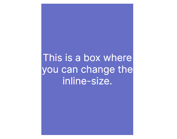 [CSS] inline-size: 요소의 흐름 방향의 크기 설정