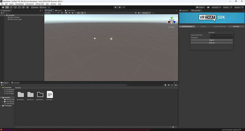 [Unity/VRCHAT] vrchat 맵 제작 시작하기 1 - VCC 설치 및 세팅 방법