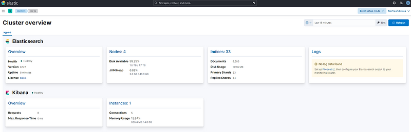 ES-Cluster 구성 - 3(DataNode)