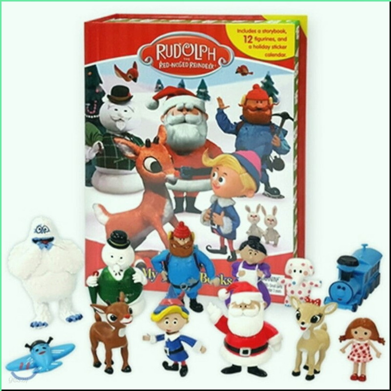 빨간코 사슴 루돌프 크리스마스 비지북 피규어책 Rudolph the Red-Nosed Reindeer Christmas My ...