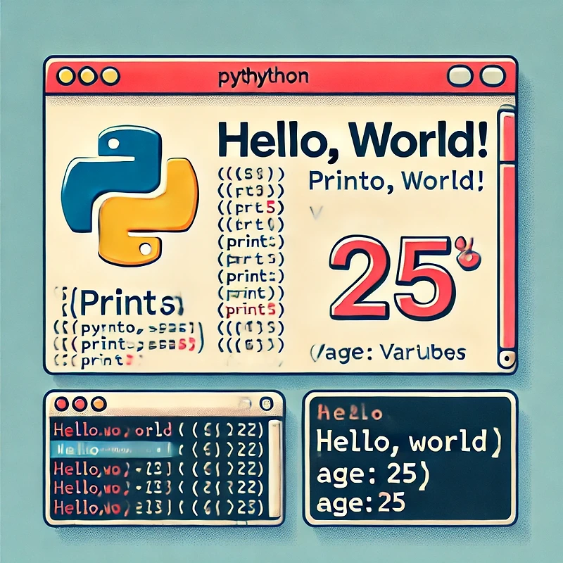 1단계 : 4. 기본 출력과 입력 (feat. print()로 텍스트와 변수 출력하기)