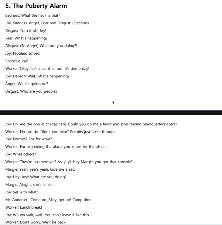 Script_Study_Inside out2_Vol.5_"Riley is still exceptional."