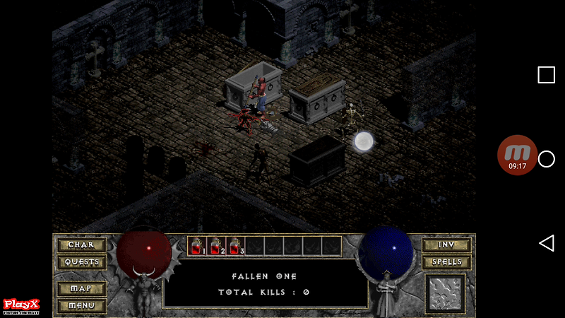 안드로이드 디아블로 헬파이어(윈도우95) 림보 PC 에뮬 설치 및 실행 방법 :: PlayX