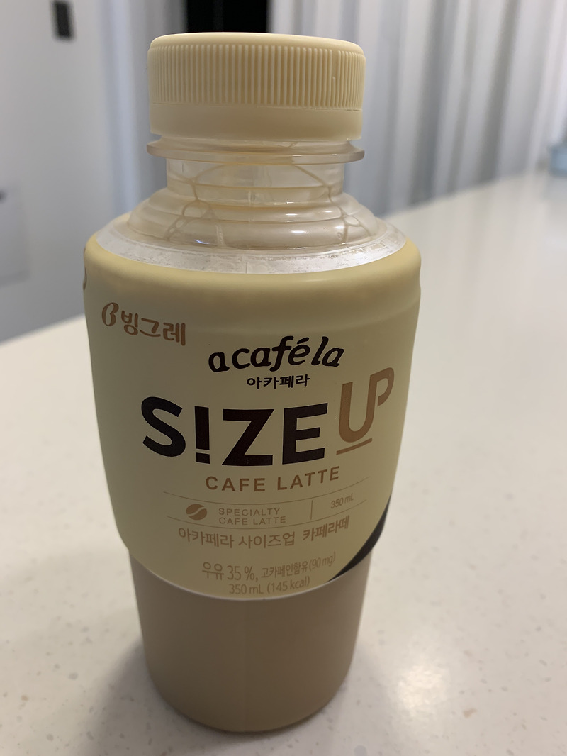 [빙그레] 아카페라 사이즈업 카페라떼 350mlx20펫 리뷰