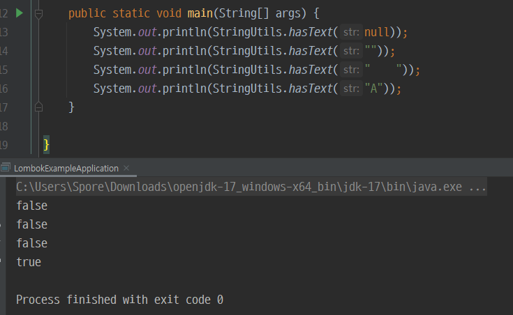 자바 StringUtils.hasText를 이용한 공백 NULL 확인방법