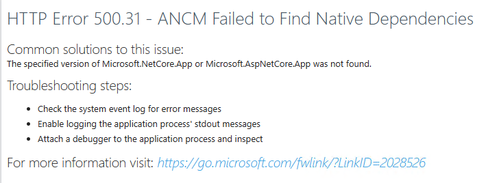 kjun.kr (kjcoder.tistory.com) :: [Blazor] 배포에러 - The specified version of Microsoft.NetCore.App ...