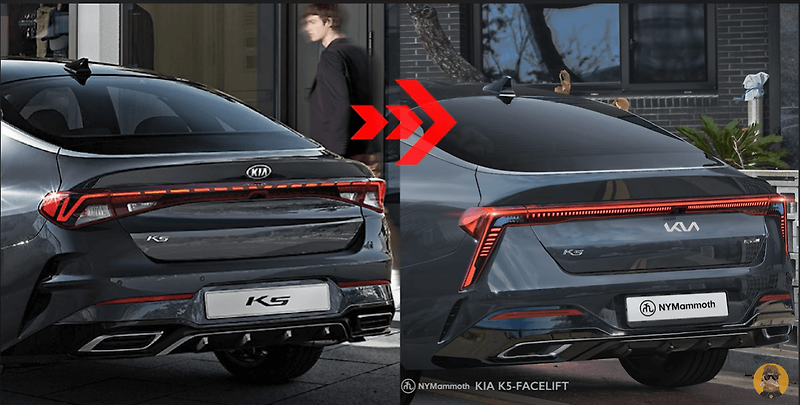 2024 K5 페이스리프트 예상도와 출시일
