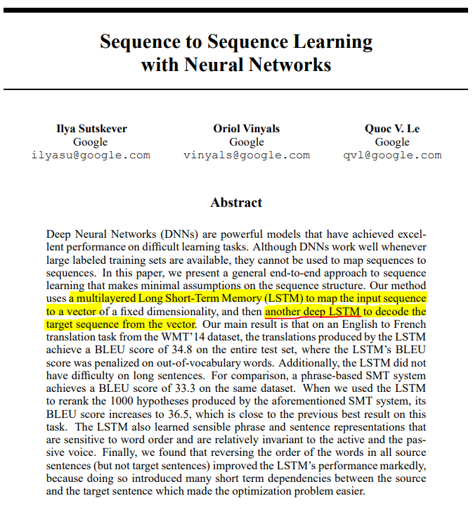 Seq2Seq : Sequence to Sequence — YAHO_CODE