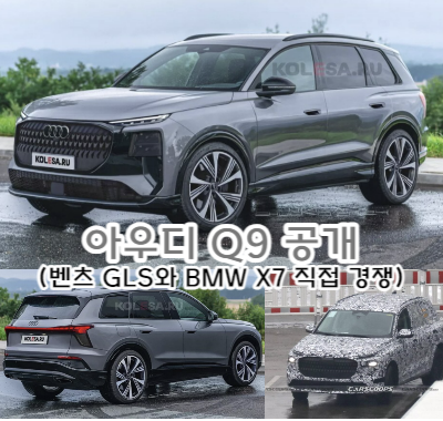 아우디 Q9 공개(벤츠 GLS와 BMW X7 직접 경쟁)