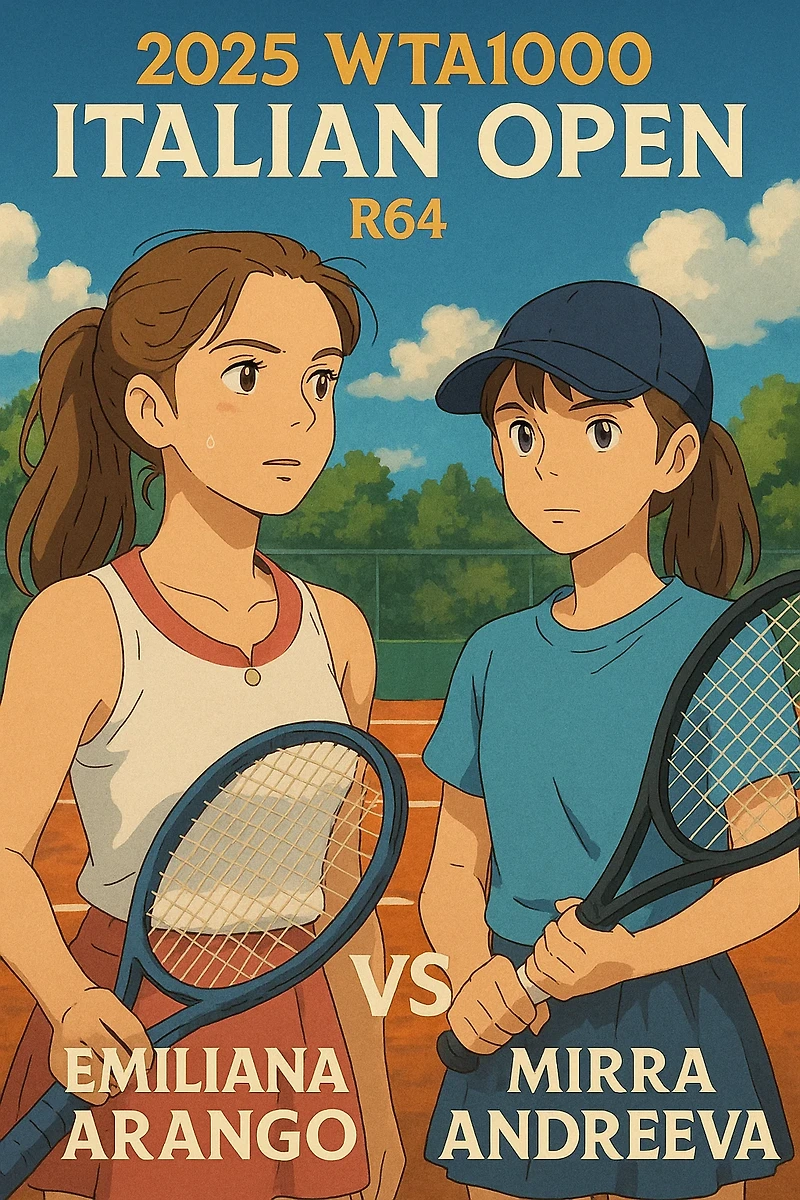 2025 WTA1000 이탈리아오픈 R64 에밀리아나 아랑고 VS 미라 안드리바