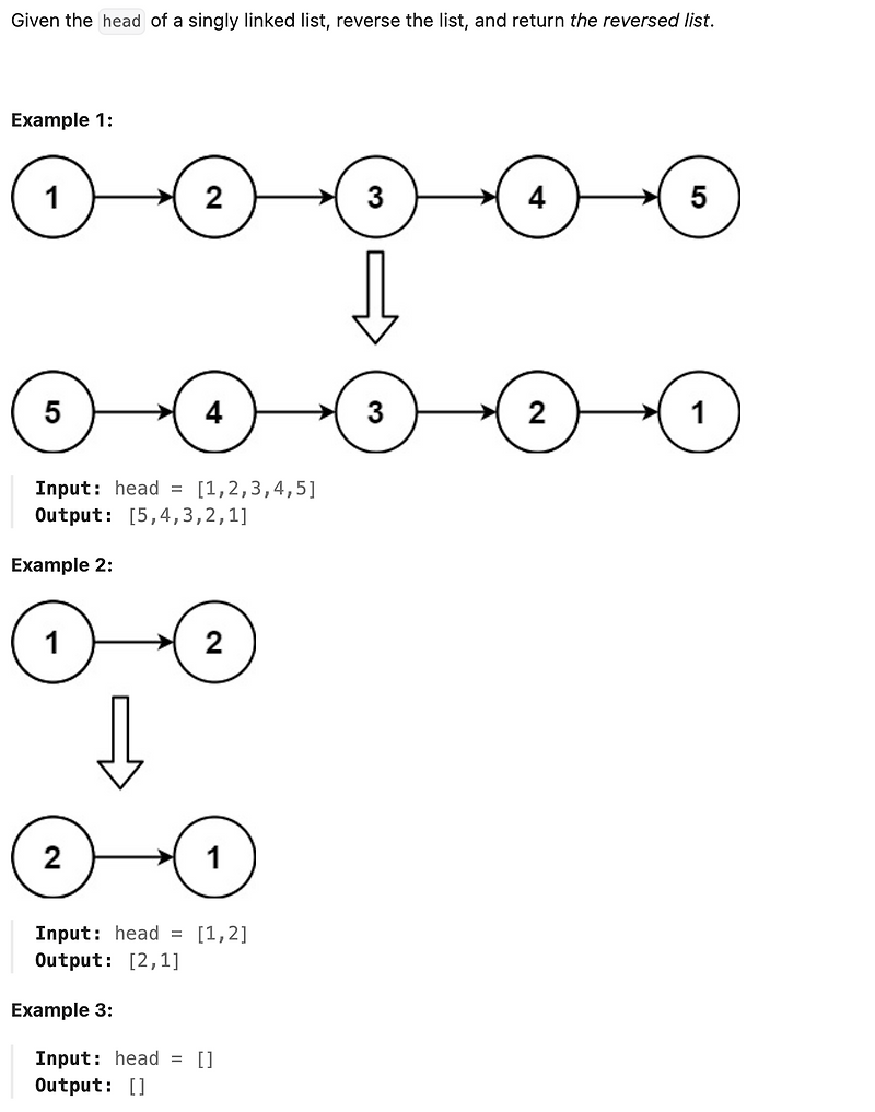[LeetCode] C++ 206. Reverse Linked List