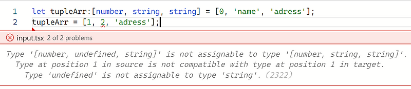 [TypeScript] 타입 정리(String / Tuple / Void)